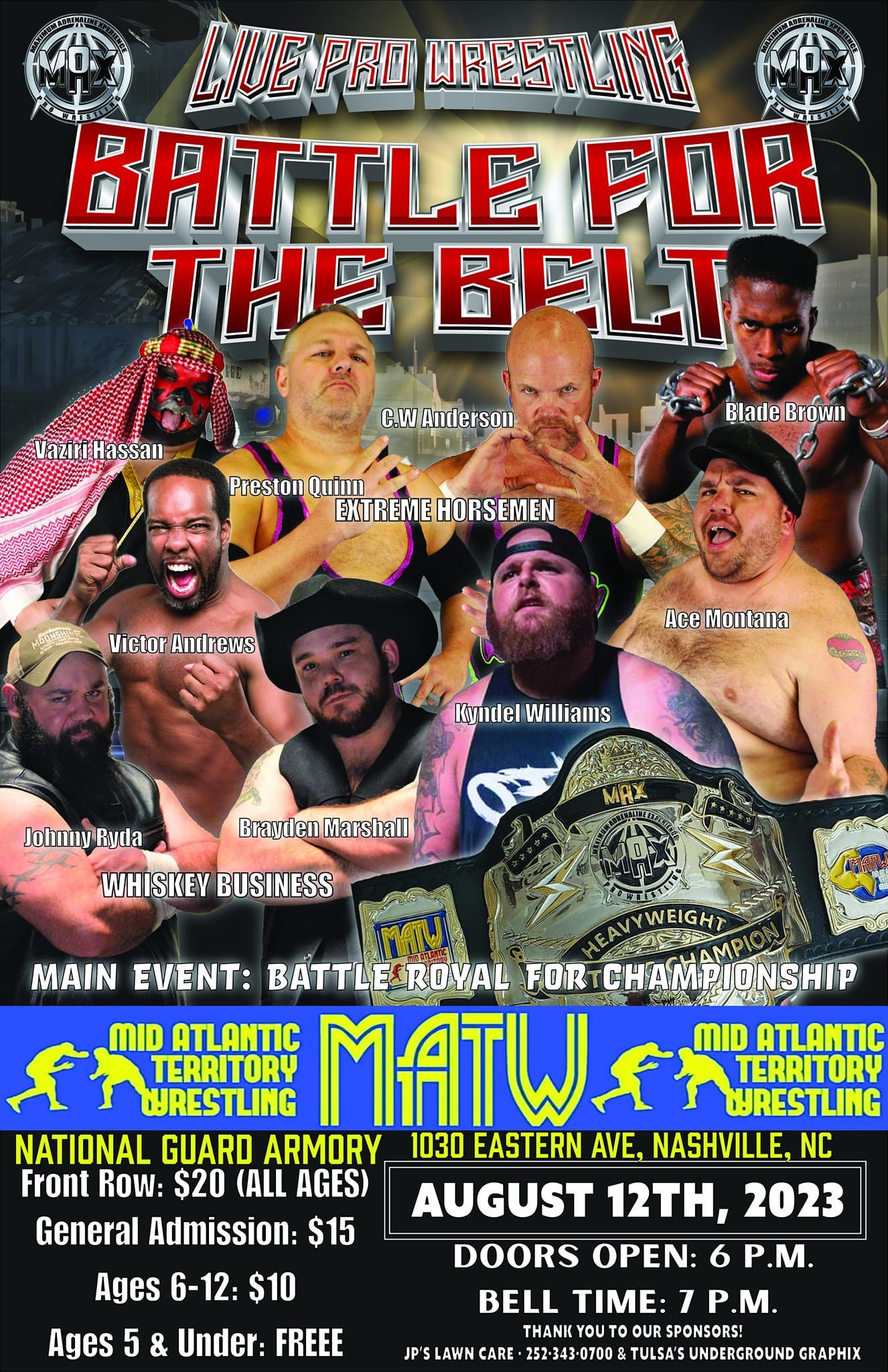 Saturday: MATW Battle for the Belt - by Jeff Quinton