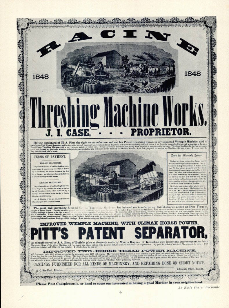 THE CASE COMPANIES - 177 years of history - by BOB ANDERSON