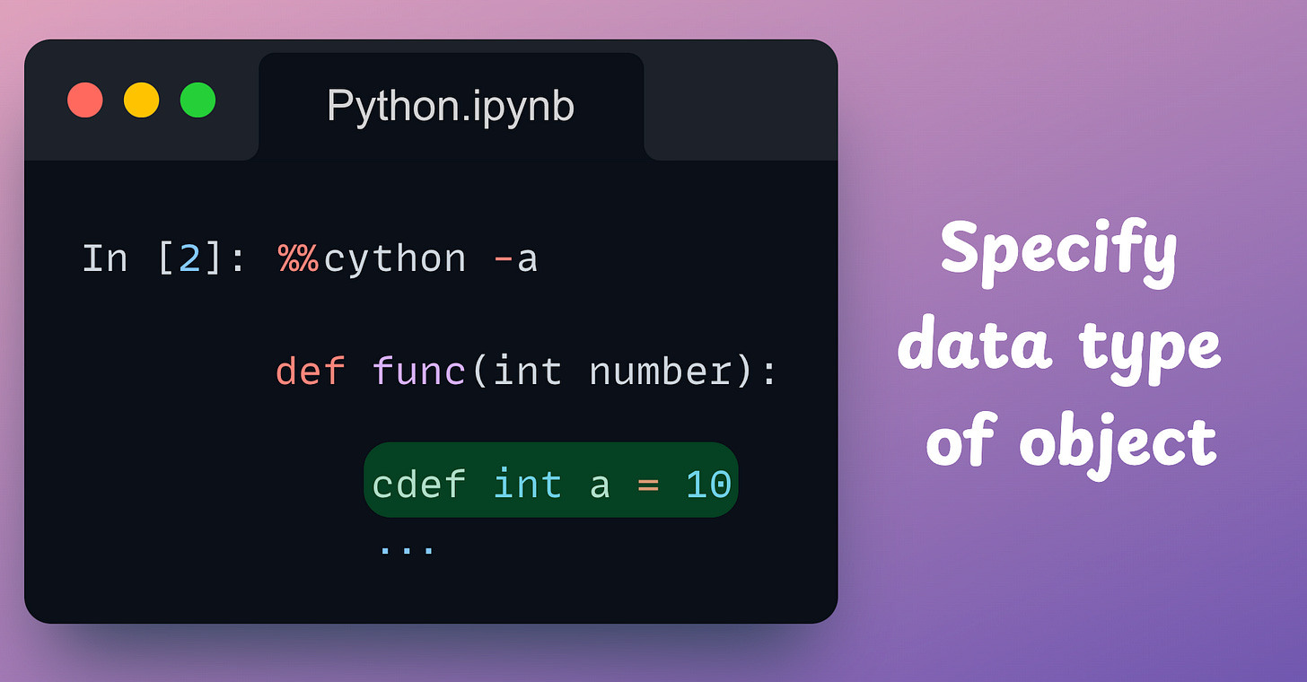 Cython: An Under-appreciated Technique to Speed-up Native Python Programs