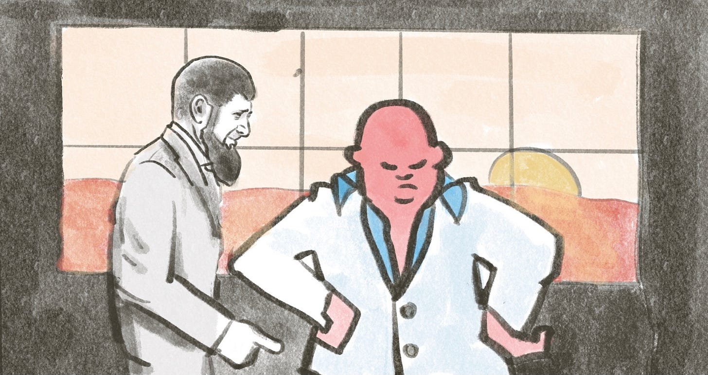 Editorial: UFC fighters visited a Russian warlord, now they're ...