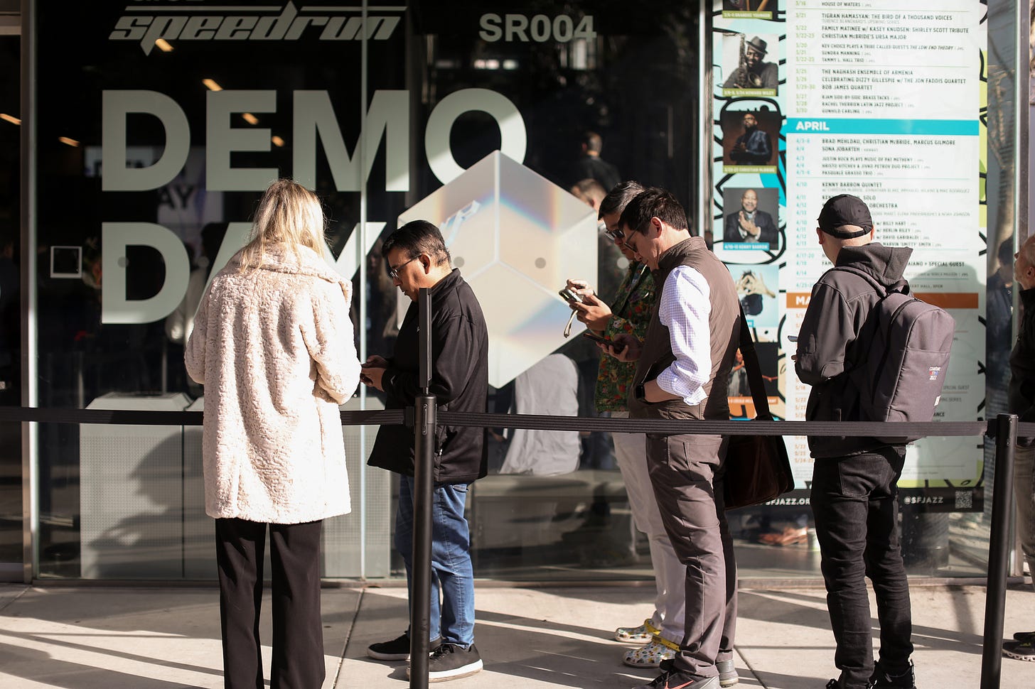 Scenes from Demo Day - a16z speedrun