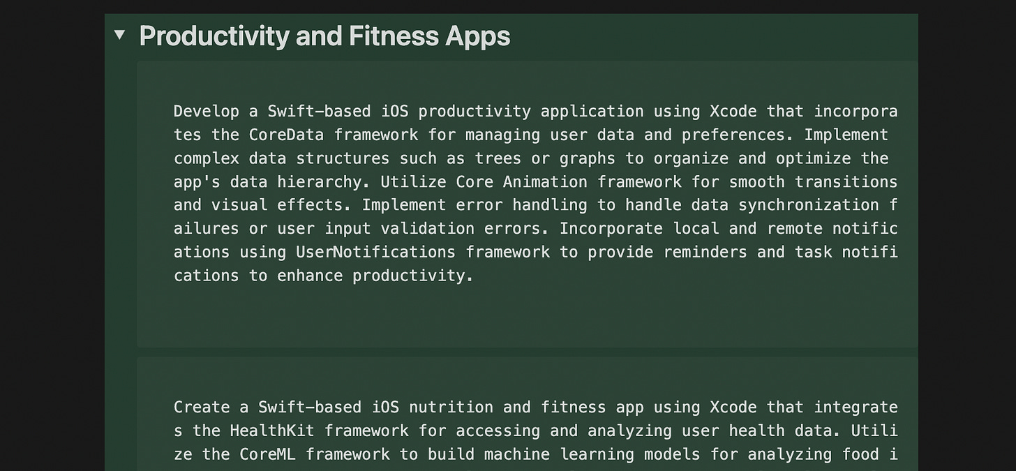 Code Prompts Ios Swift ☕️ Build Productivity And Fitness Apps In Chatgpt 📱