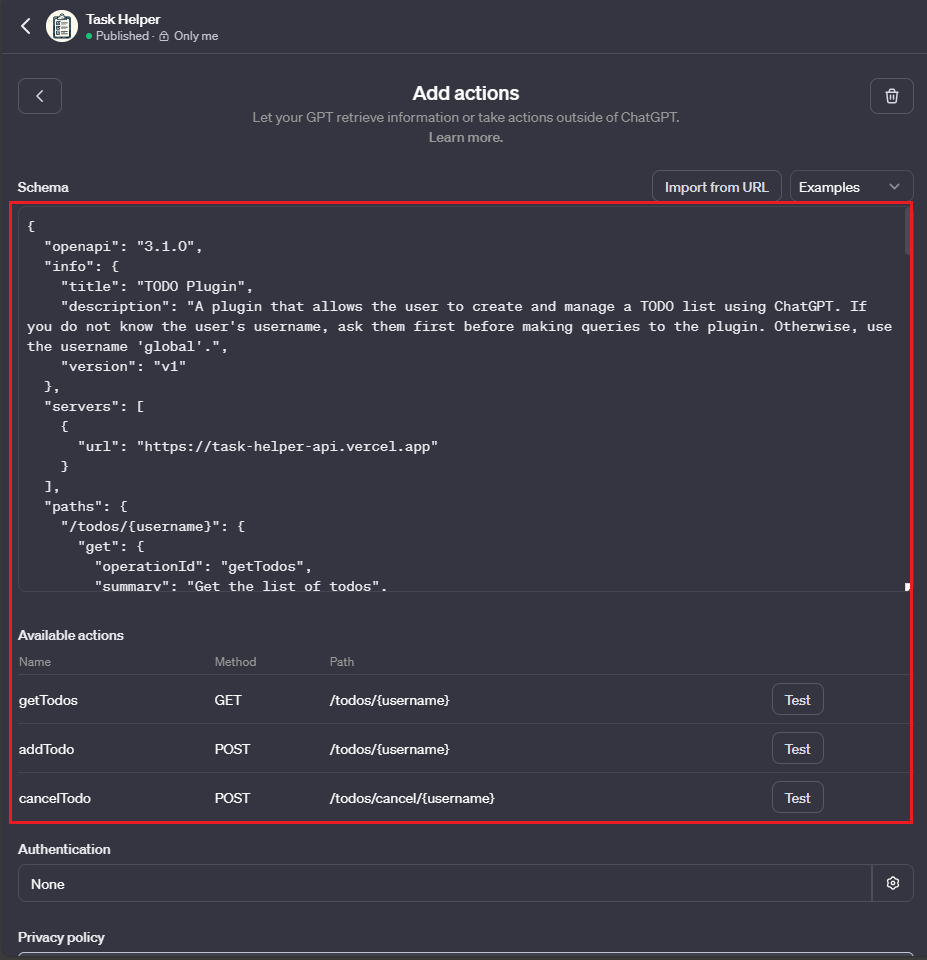 如何建立自己的 GPTs - 以 Vercel 以及我的待辦清單為例 - by Ted Chen