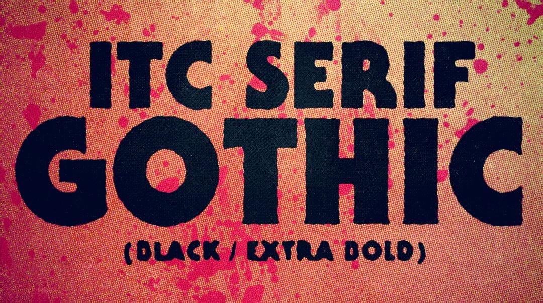 Horror Movie Fonts - by Seth - Scary Movie School