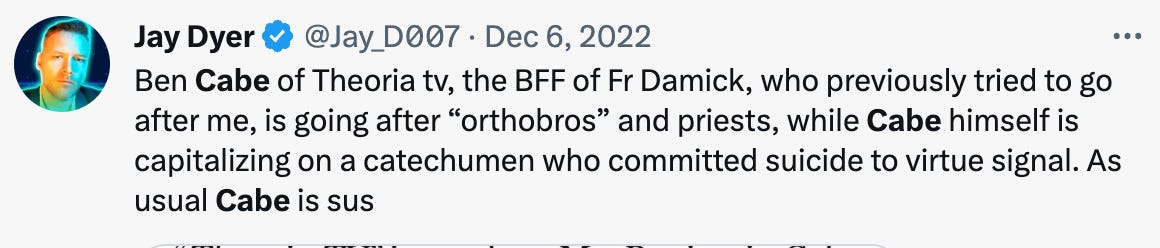 Jay Dyer and the "Psy Op" to Subvert Orthodox Christianity in America