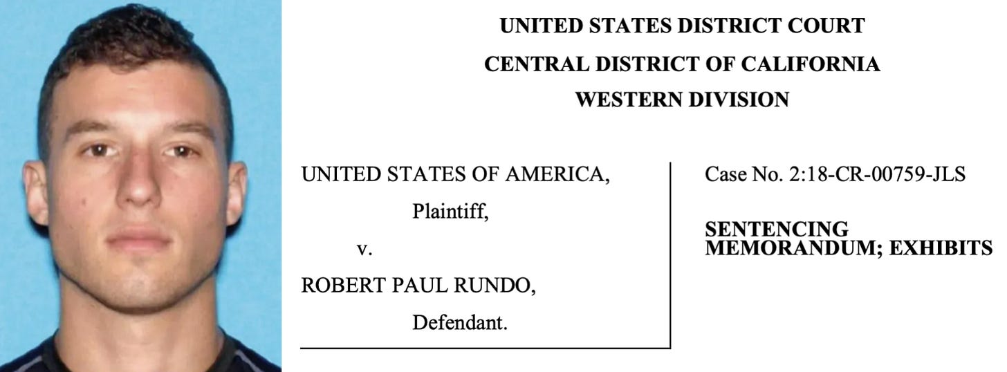 Neo-Nazi leader Robert Rundo to leave jail after sentencing