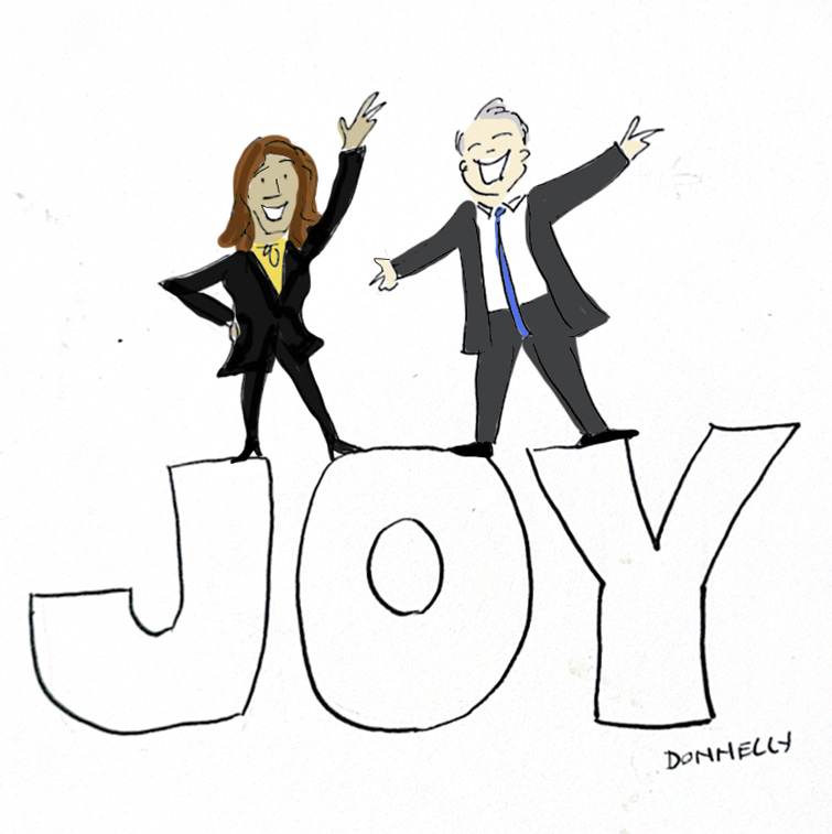 We Need This: JOY | Liza Donnelly | New Yorker Cartoonist