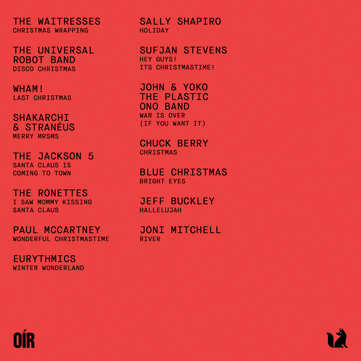 OÍR — The December Holiday Mixtape - by Bobby Aaron Solomon