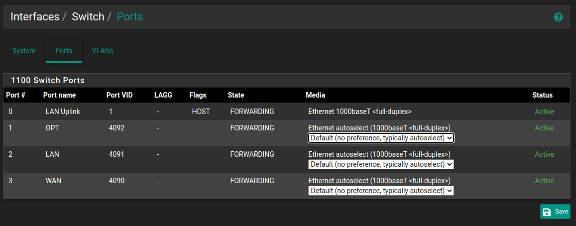 pfSense: Configure VLANS on a SG-1100 - by Karl William