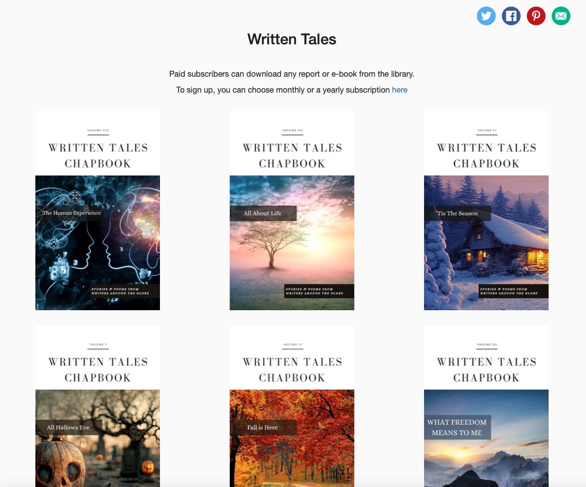 Submission Open For Written Tales vol. 9