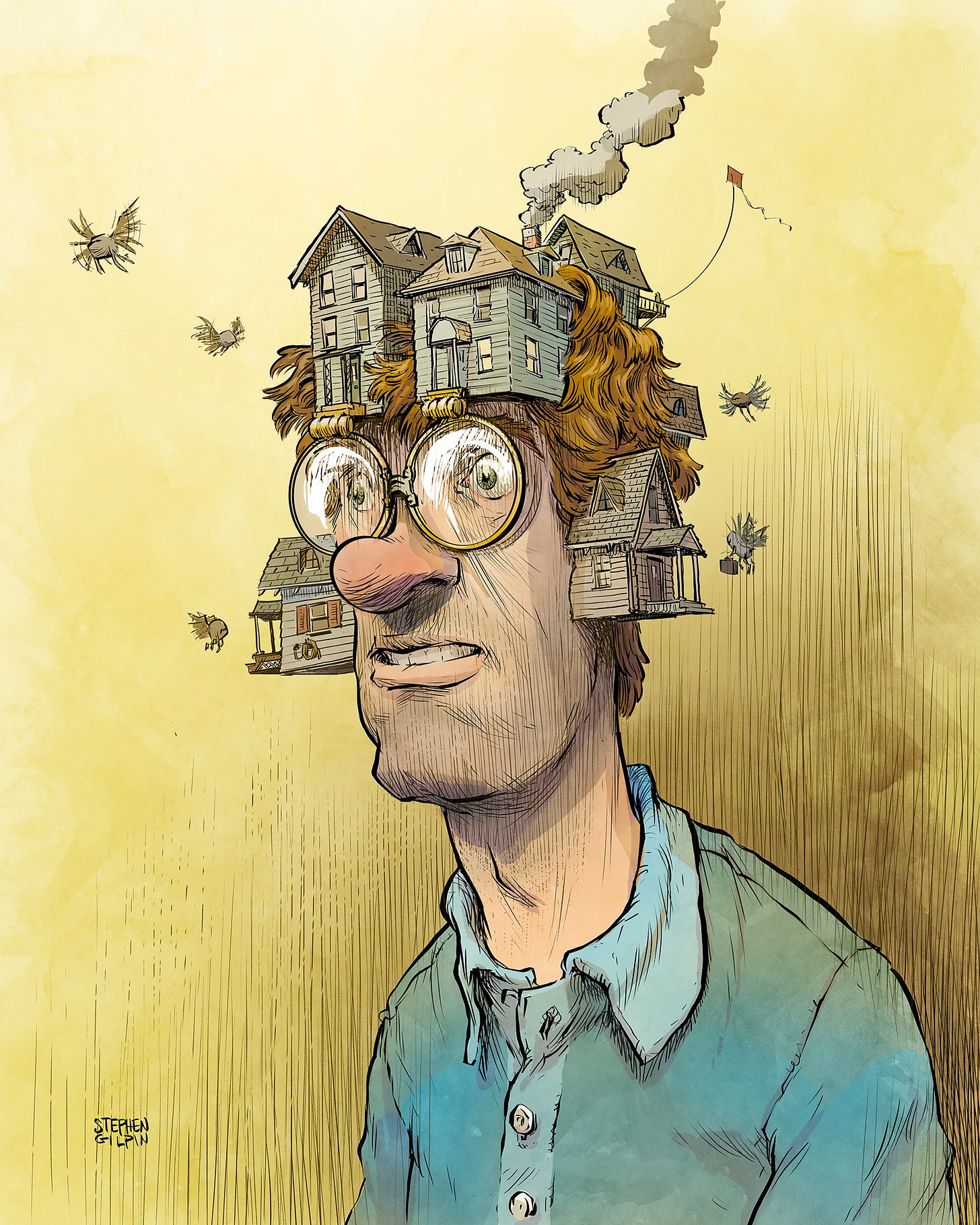 The Houses in your soul … - by Stephen Gilpin