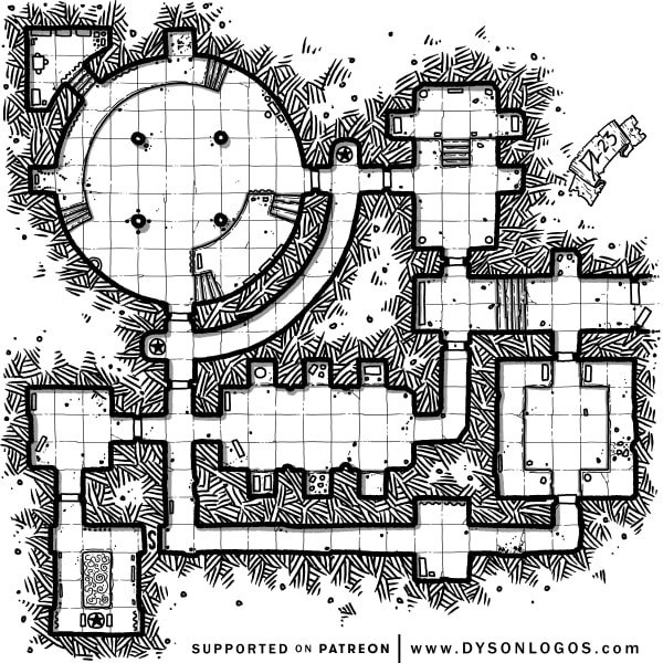 Making DnD and RPG dungeons into pointcrawls - by Murkdice