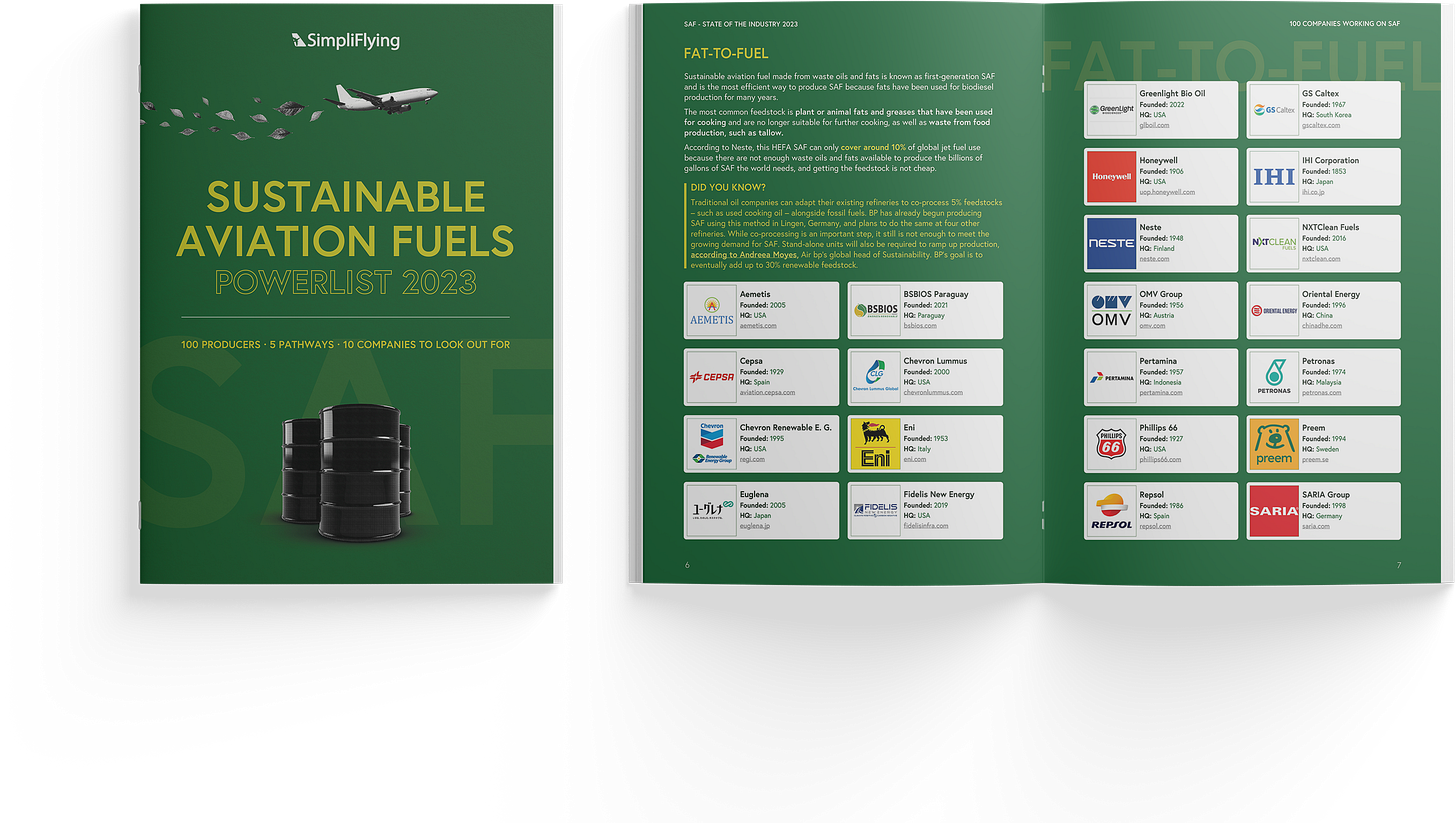 New Report: Sustainable Aviation Fuels (SAF) Powerlist 2023