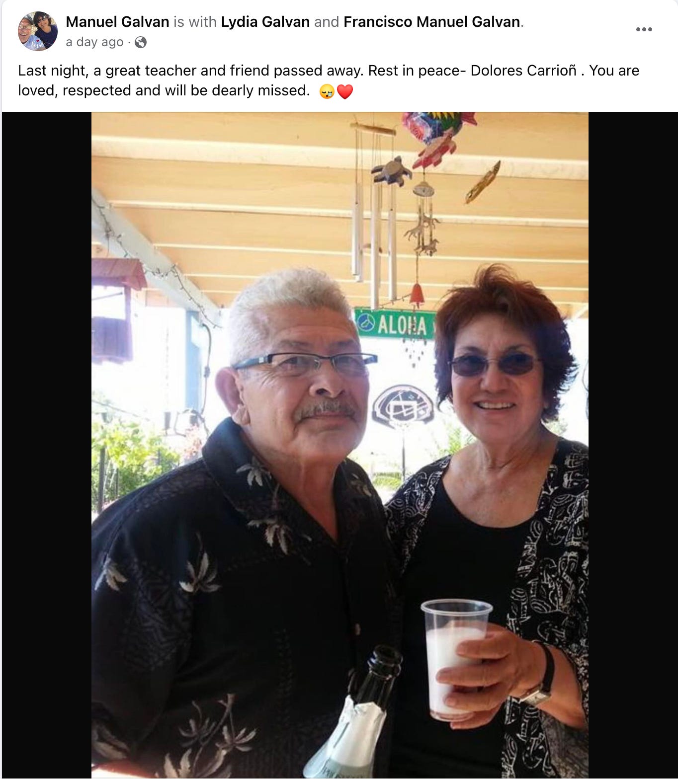 Dolores Carrion, Art teacher from Pueblo HS who sued Arizona to save ...
