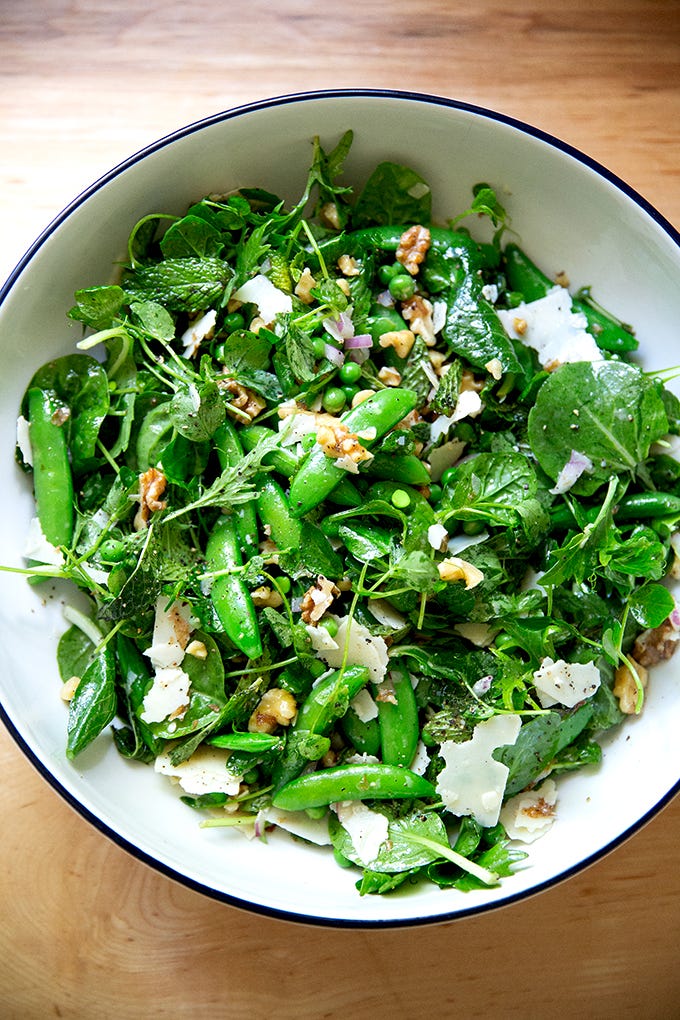 A Snap Pea Salad To Make Immediately