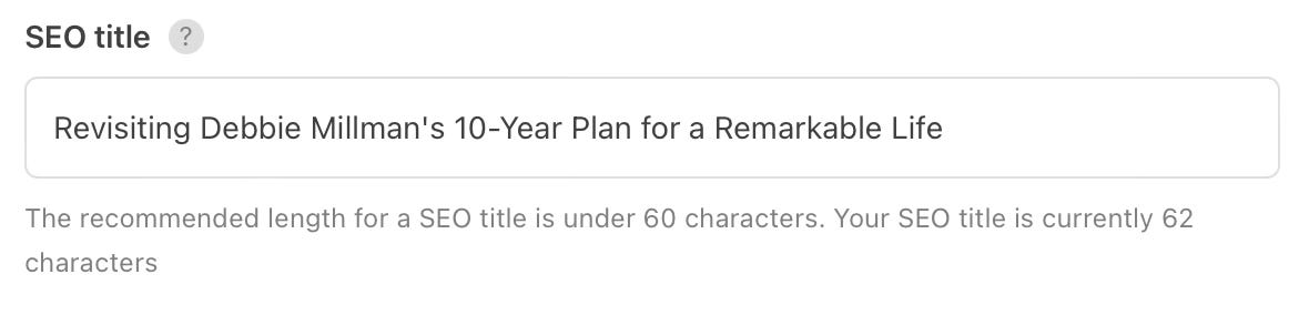 Guide to Substack SEO Settings - by Kristi Koeter