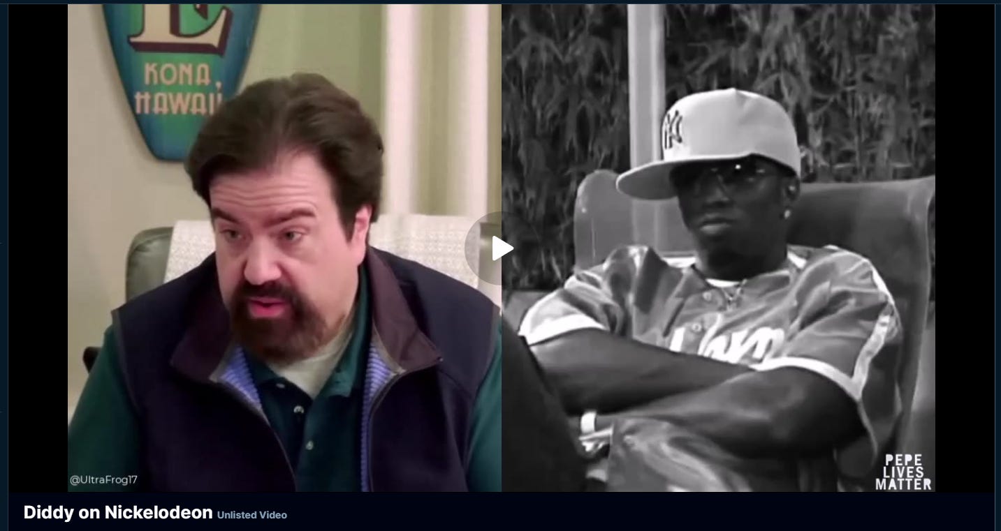 Diddy's horrifying Appearance on Nickelodeon