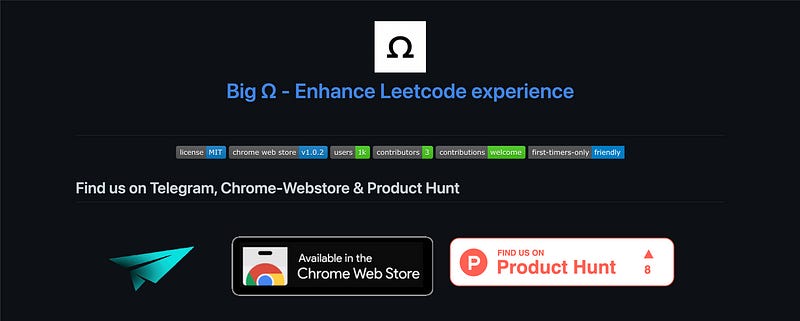 Big Omega Extension — Enhance Leetcode experience