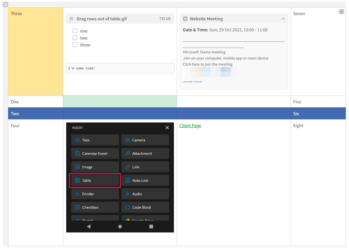 Evernote Tables. Everything you need to know + improvements I'd like to see