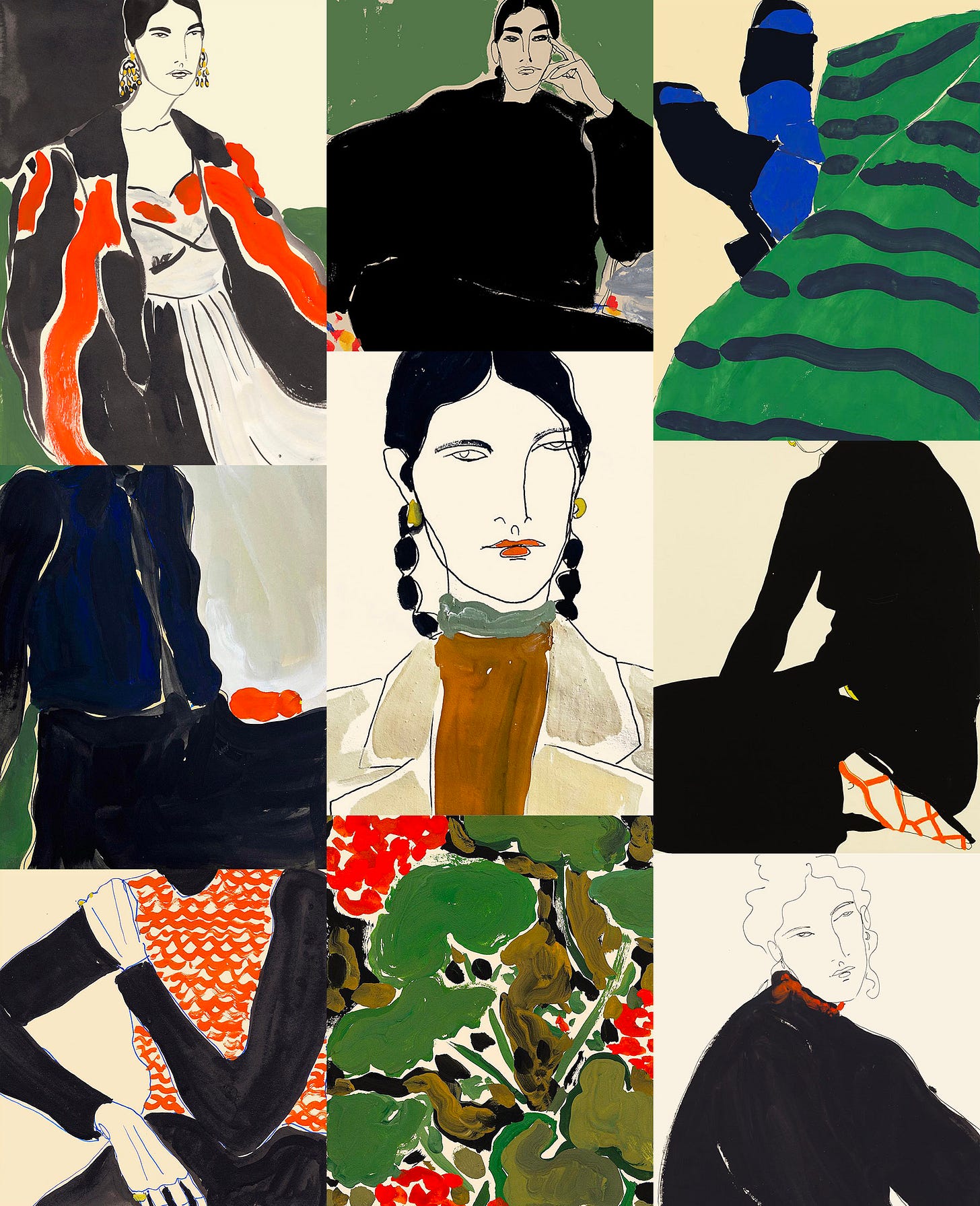 #3473 | Women drawing women. - A Treasury of Moods