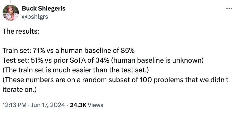 On the “ARC-AGI” $1 Million Reasoning Challenge