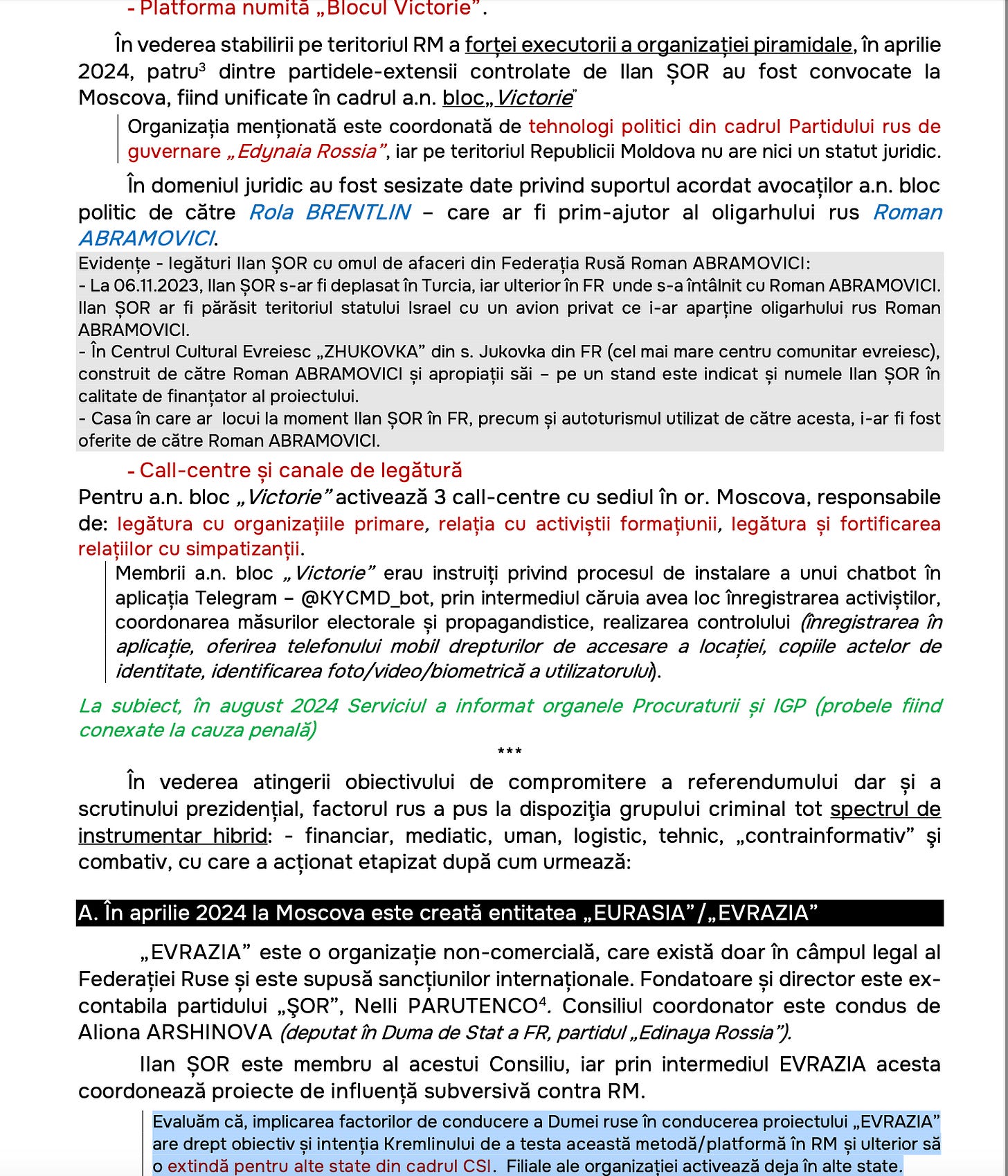 Liviu Alexa: Raportul serviciului secret al Republicii Moldova pe care ...