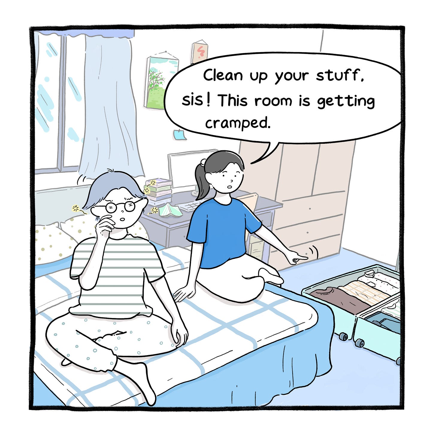 Slice of life comedy webcomic and webtoon Anxious Tall Girl