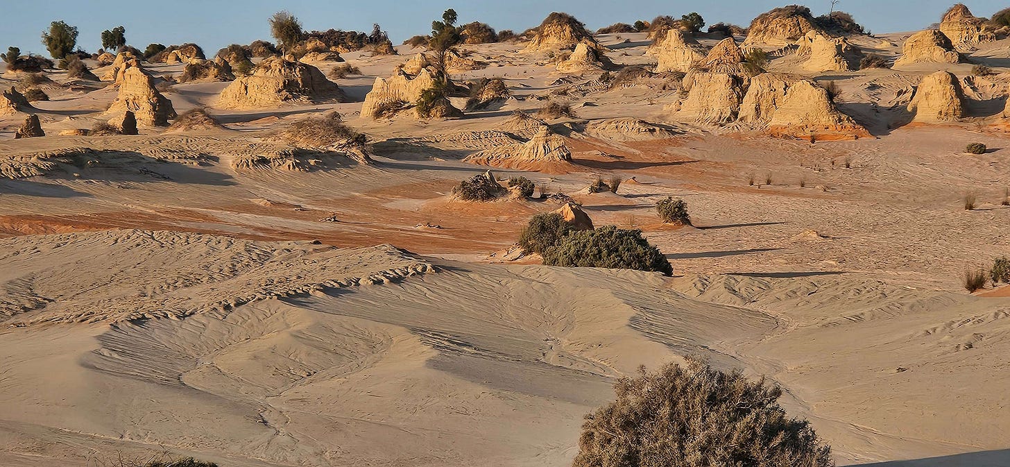 Australia on the Ground 42000 BCE — Lake Mungo