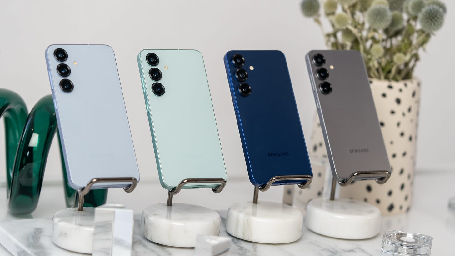 Galaxy S25 colors: see all 7 different finishes