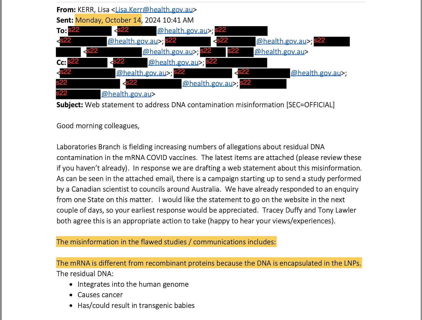 Australian Drugs Regulator Knew mRNA Vaccines Can Enter Nucleus and ...
