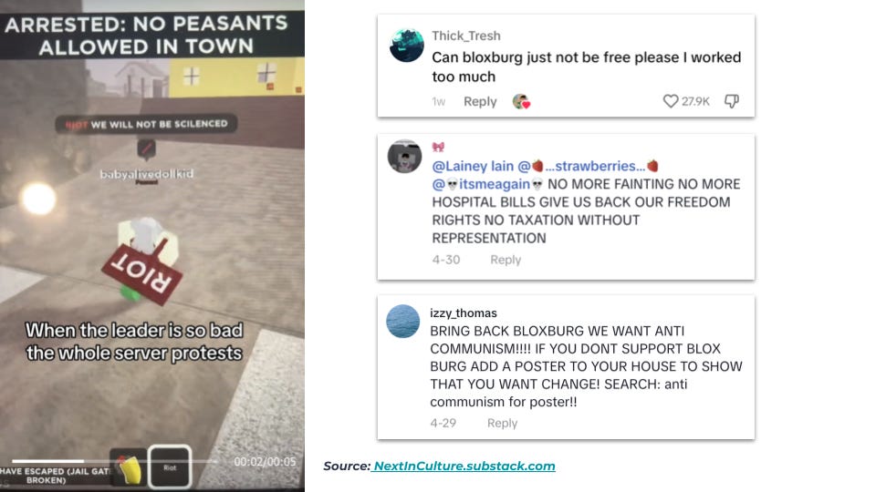 Roblox protests in Bloxburg: the kids are playing representation ...
