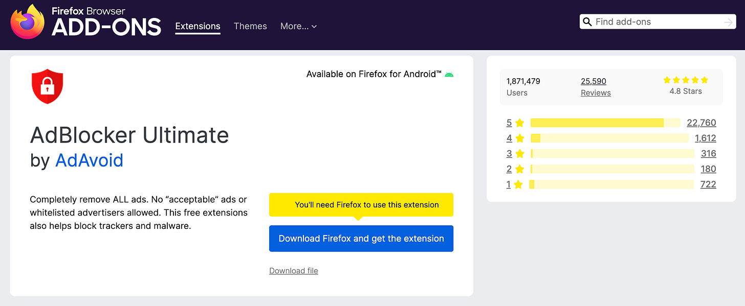 Free Ad Blockers to Avoid Rumble Ads - by D Booma San