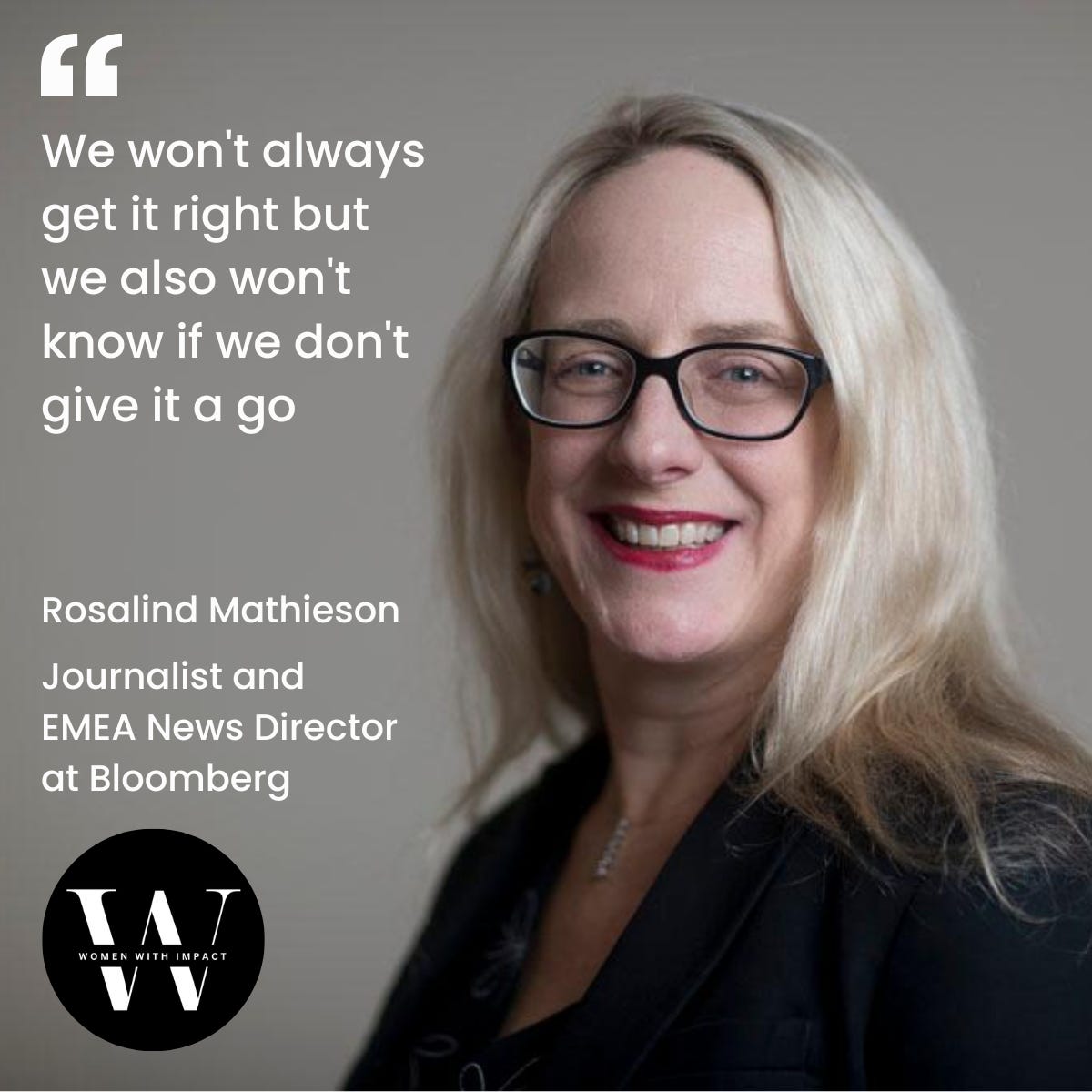Women With Impact #35 - Rosalind Mathieson