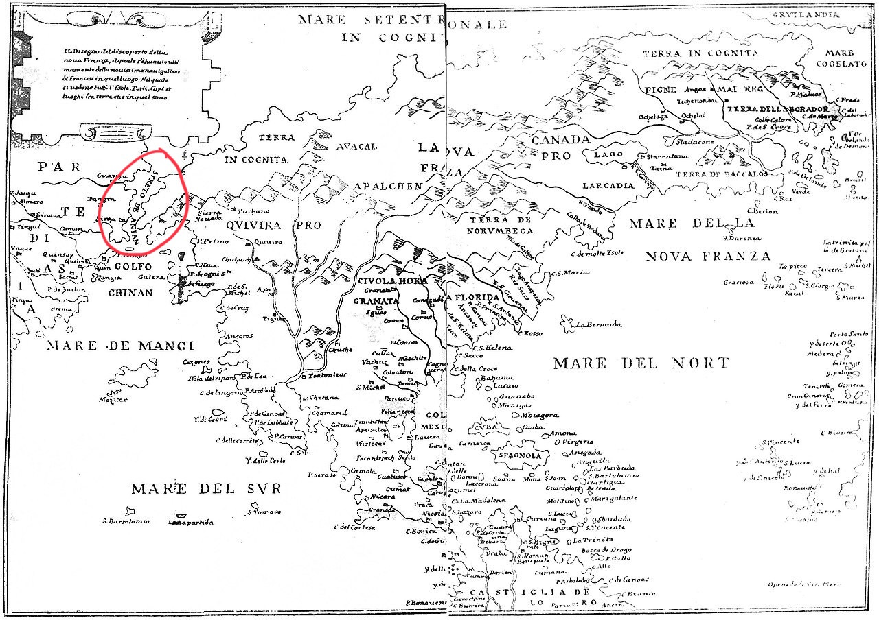 The Strait of Anián - by M. E. Rothwell - Cosmographia
