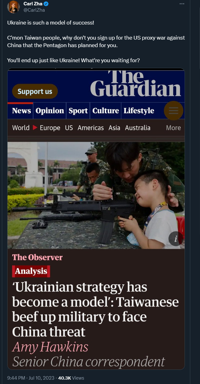 Ukrainian strategy has become a model - xymphora’s Substack