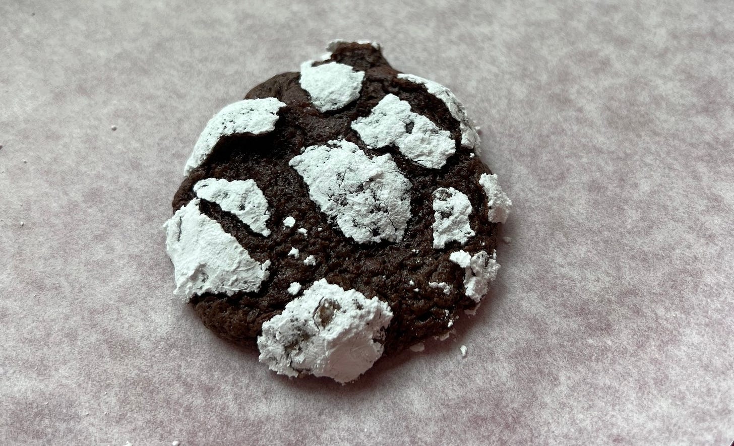 My new double agent trick to crinkle cookies