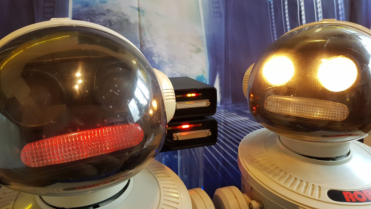 Robot wishes... - by Paul Backhouse - COPING WITH CARING