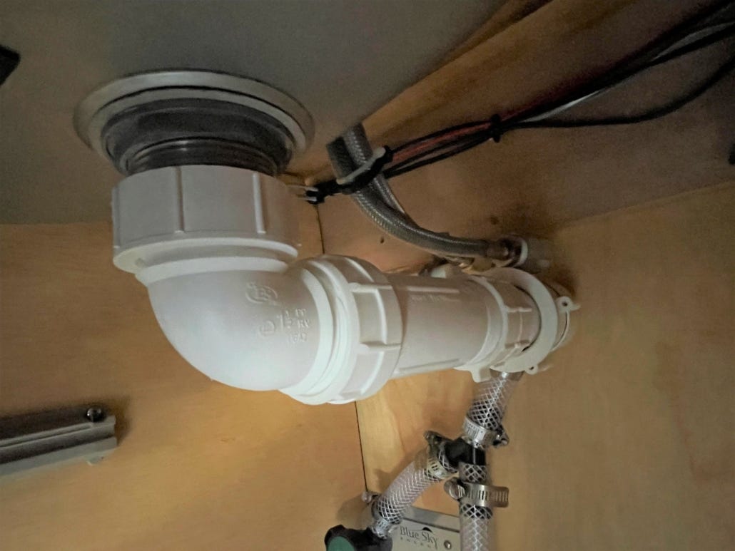 Installing a DIY Gray Water System Under My Sprinter Van