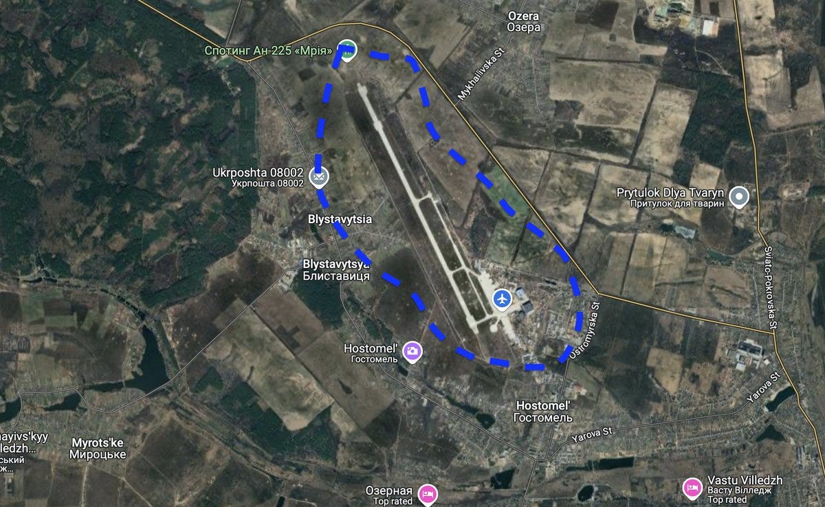 The Battle of Hostomel Airport - Warmonitor3’s Substack