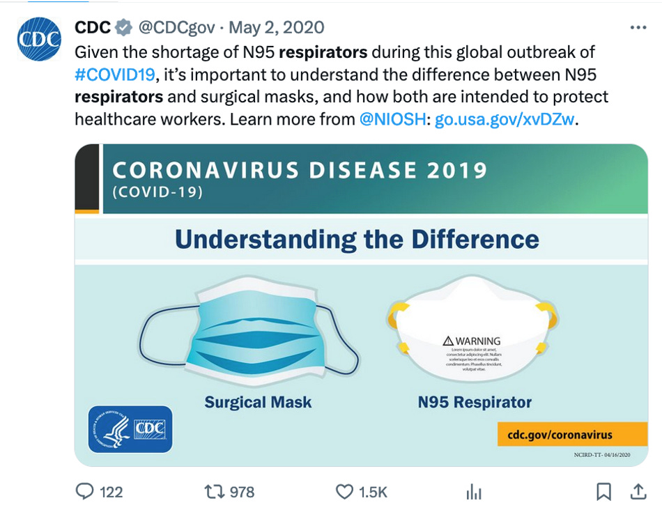 CDC warns CDC’s own scientists that their finding on masks “is not ...