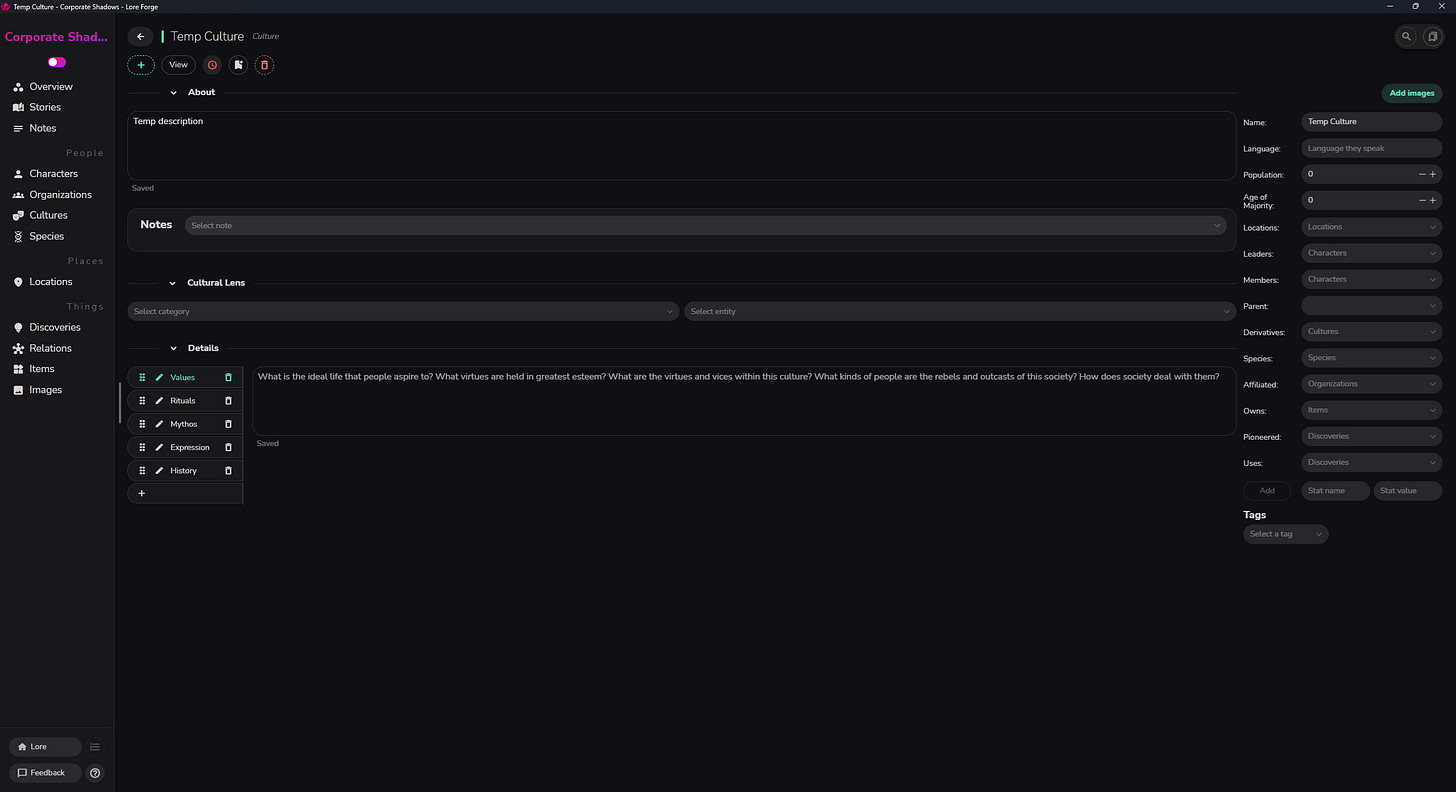 How I Use Lore Forge to Write My Fiction - by J D Lear