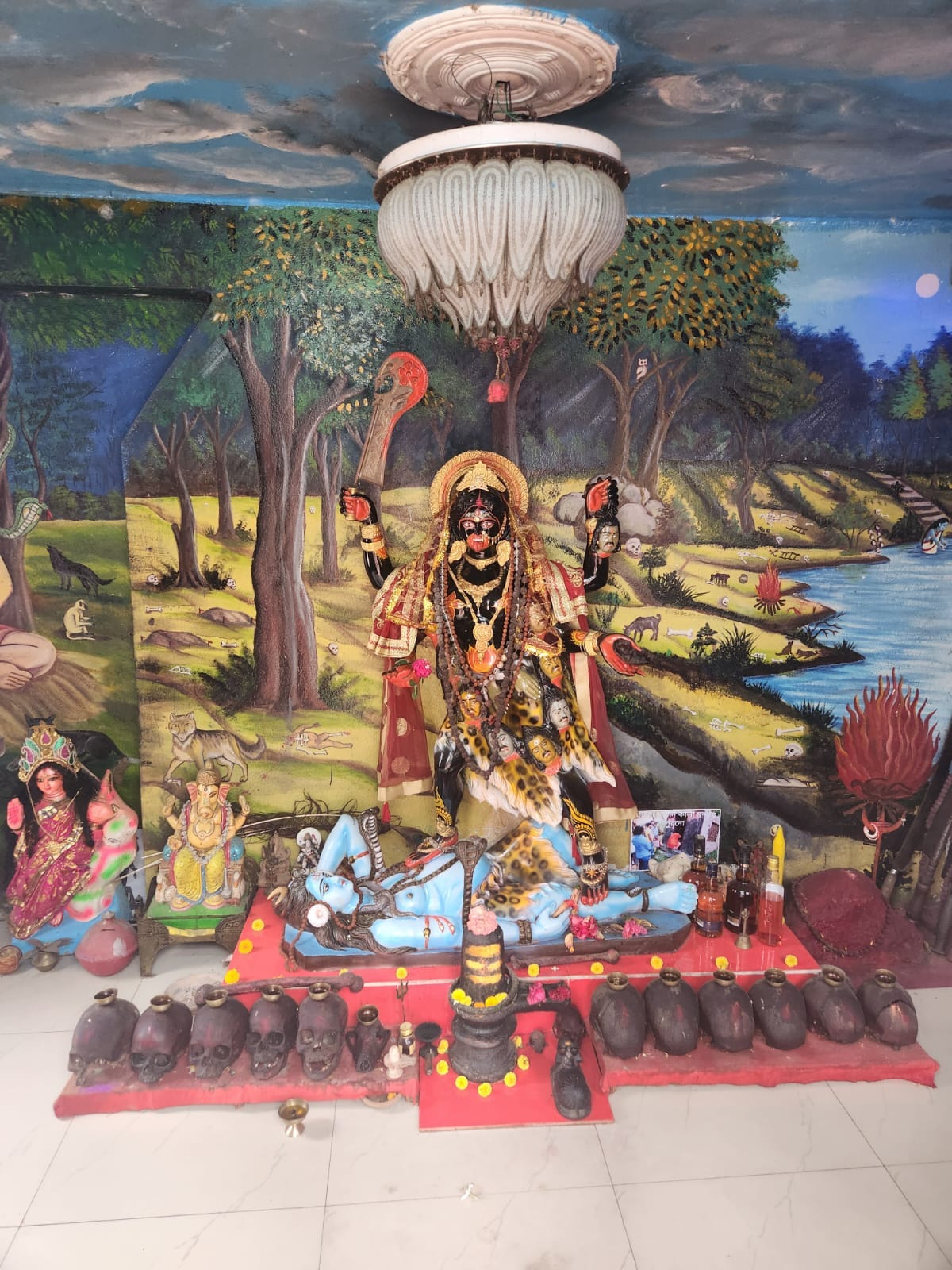 Kali, Goddess of Skulls and Severed Heads