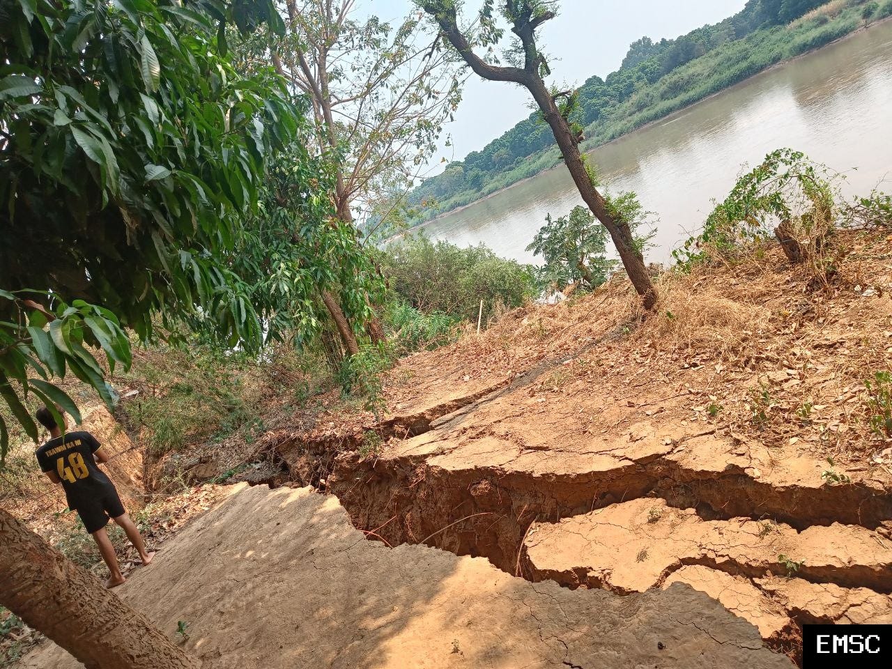 Catastrophic M7.7 earthquake caused by rupture of Sagaing Fault in Myanmar