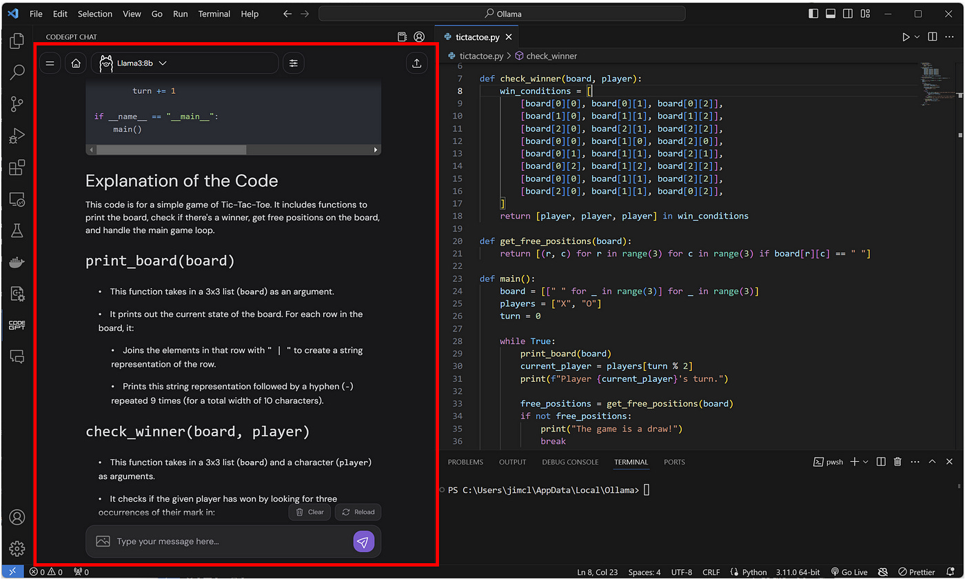 Run Llama 3 In Visual Studio Code For FREE : A Step-By-Step Guide