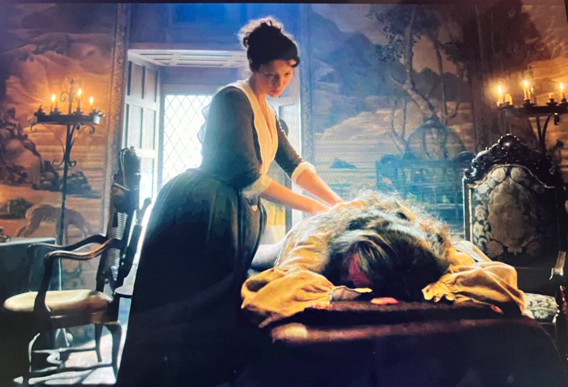 Ep 102 - Castle Leoch - Colum's Legs - by Mary Dan Eades