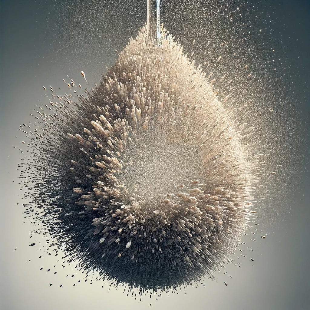 The Prince Rupert's Drop Effect - Hexagon