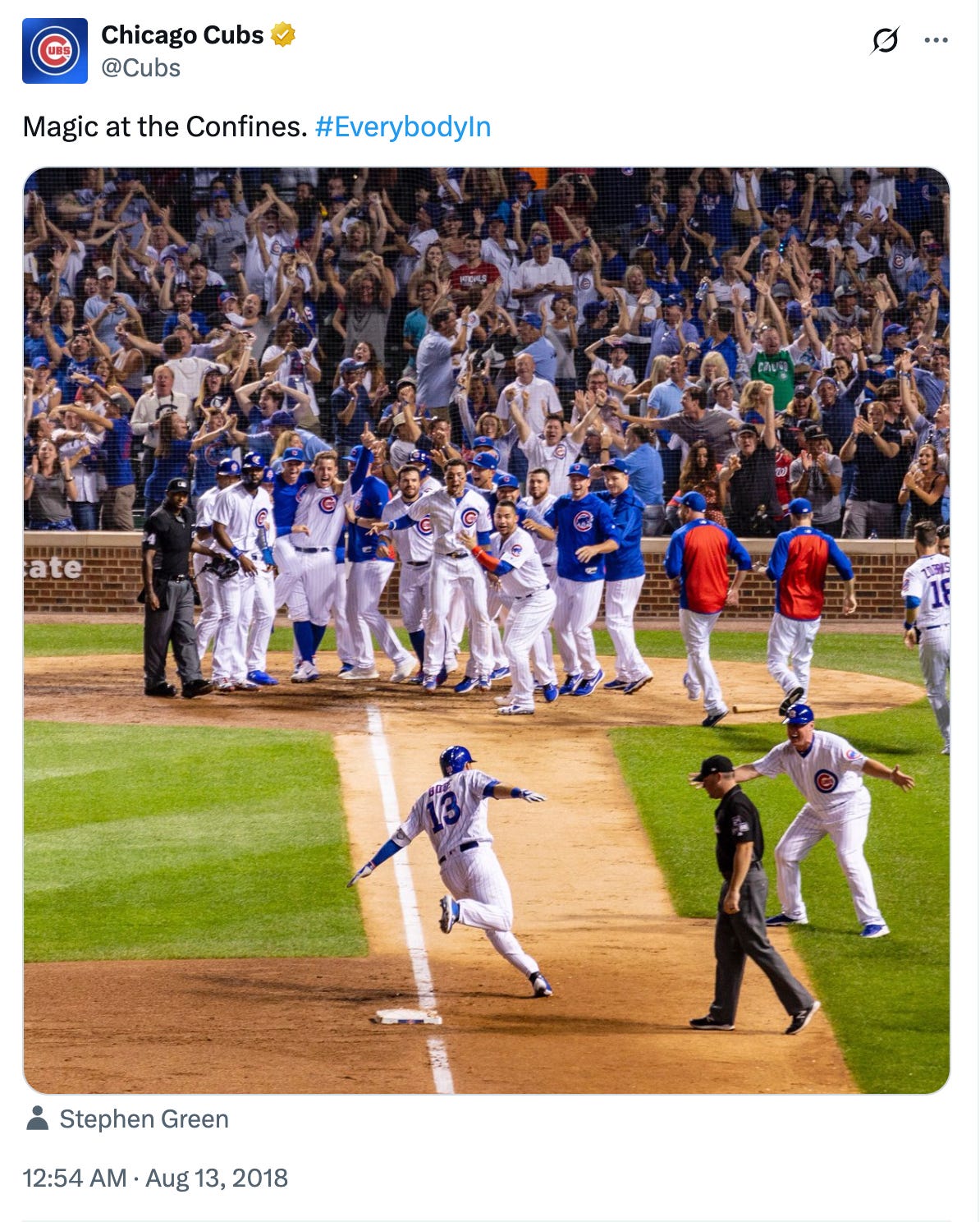 Walk-off Homers are an Image of Heaven - by Josh Noem