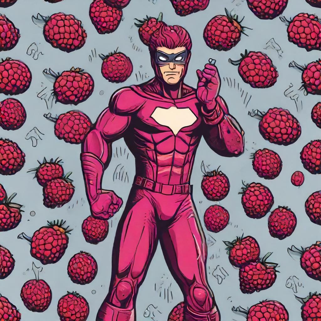 The one about the raspberries - by Noah Lewis