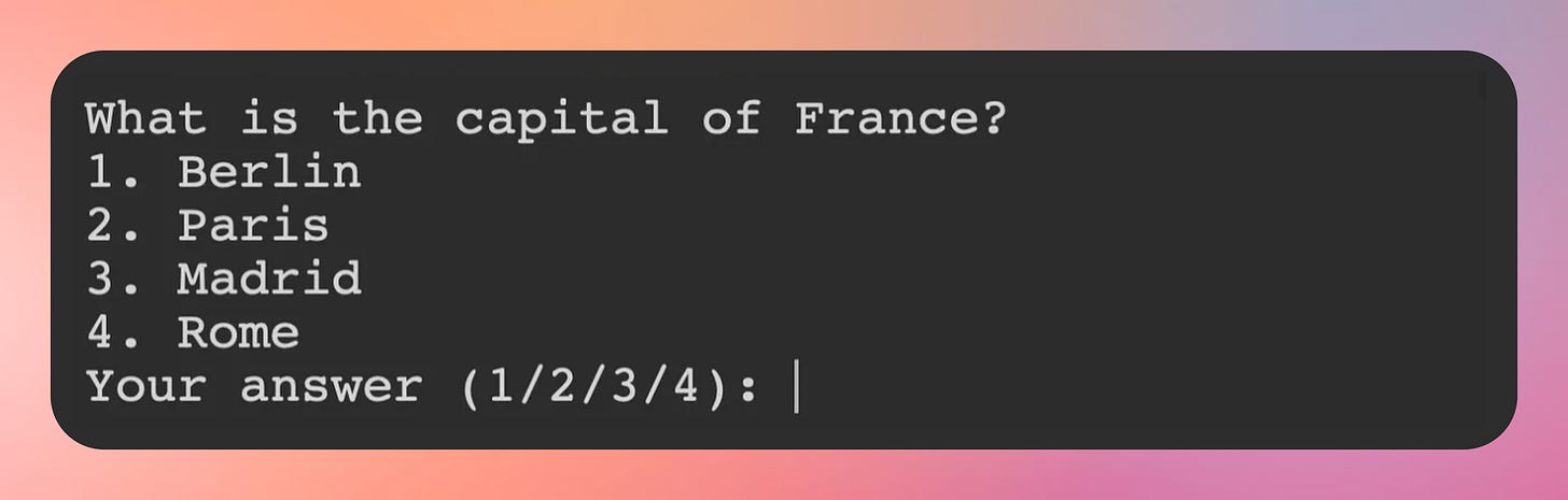 Python Project: Build a Simple Quiz Game - by Ardit Sulce Python Project: Build a Simple Quiz Game - by Ardit Sulce