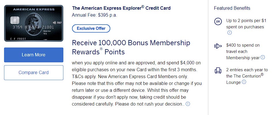 Round up of the Best Credit Card Sign-up Bonuses in June